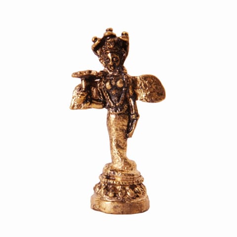 Rare Miniature Statue Nag Kanya in Standing Posture; Unique Collectible ...