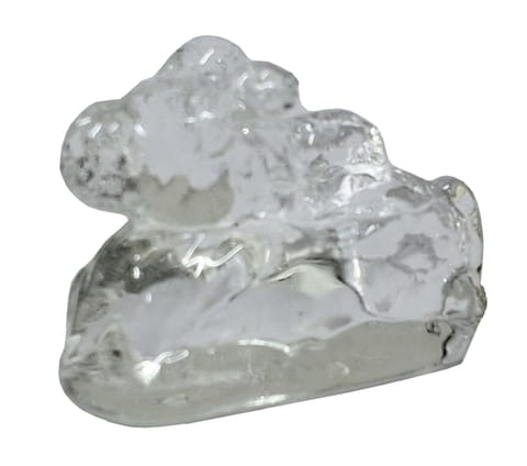 Clear Crystal Idol Nandi Siva SHiva Nandi Cow