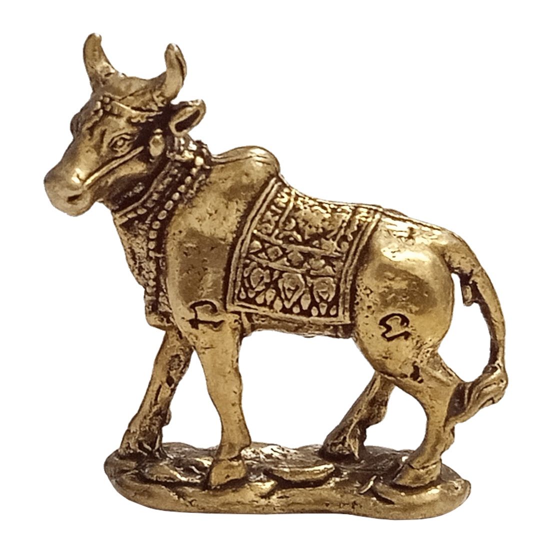 Rare Miniature Brass Statue Kubera (Hindu God Of Wealth & Prosperity ...